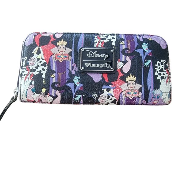 Loungefly | Bags | Loungefly Disney Villains All Over Print ...